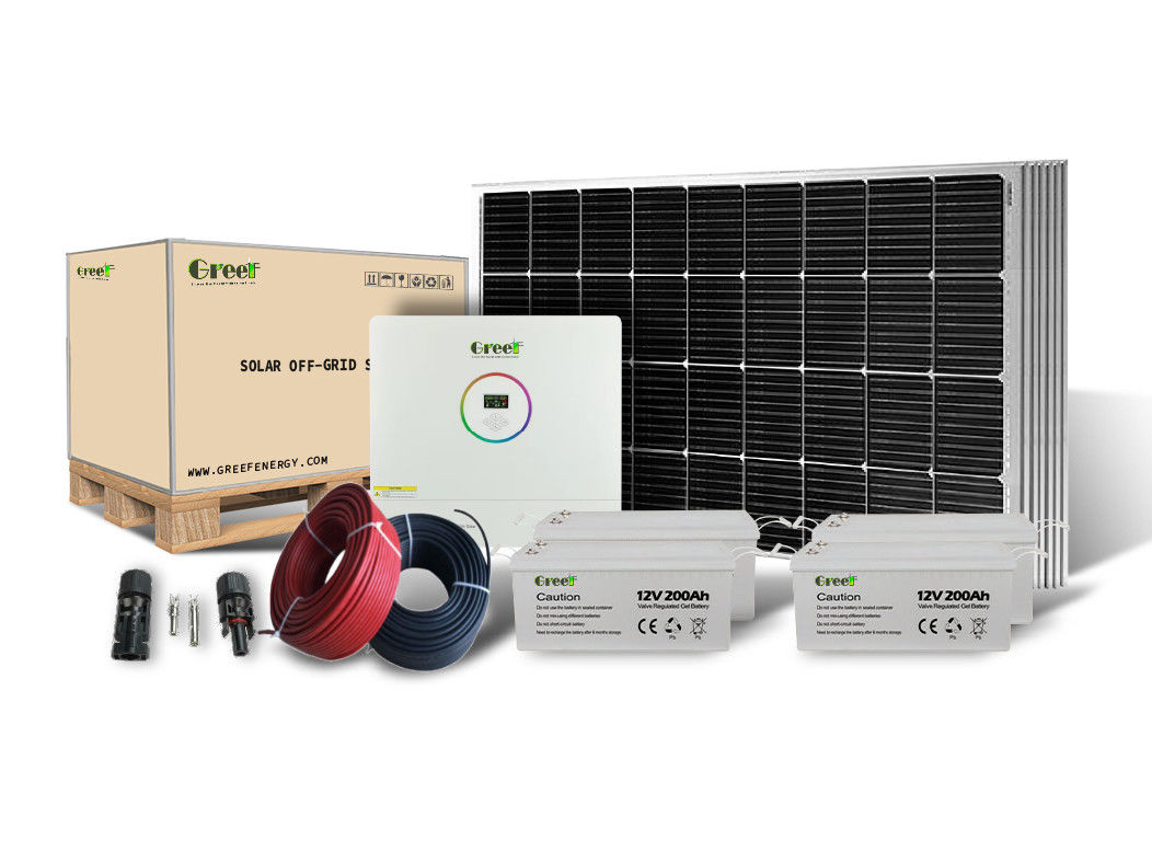 10KW solar energy system with storage battery PV stand alone solar system