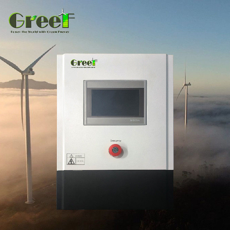 on grid controller lcd touch screen grid tied wind generator controller 5kw