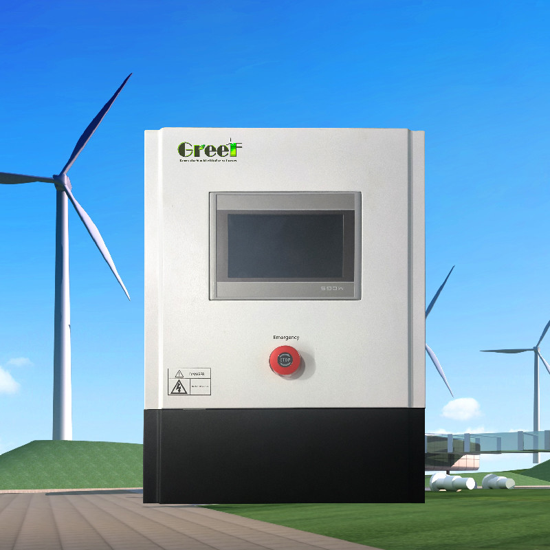 3kw 5kw lcd Touch Screen Display On Grid Controller With Dump Load For ...