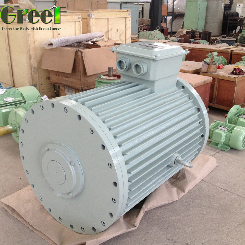 FREE ENERGY 3MW Customized Size speed Permanent Magnet Generator 500Vdc